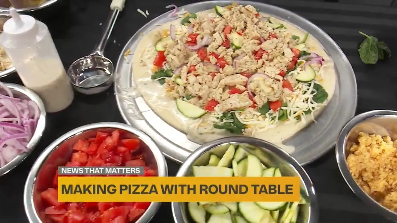 FOX 40: Making Summer-Themed Pizzas With Round Table Pizza®