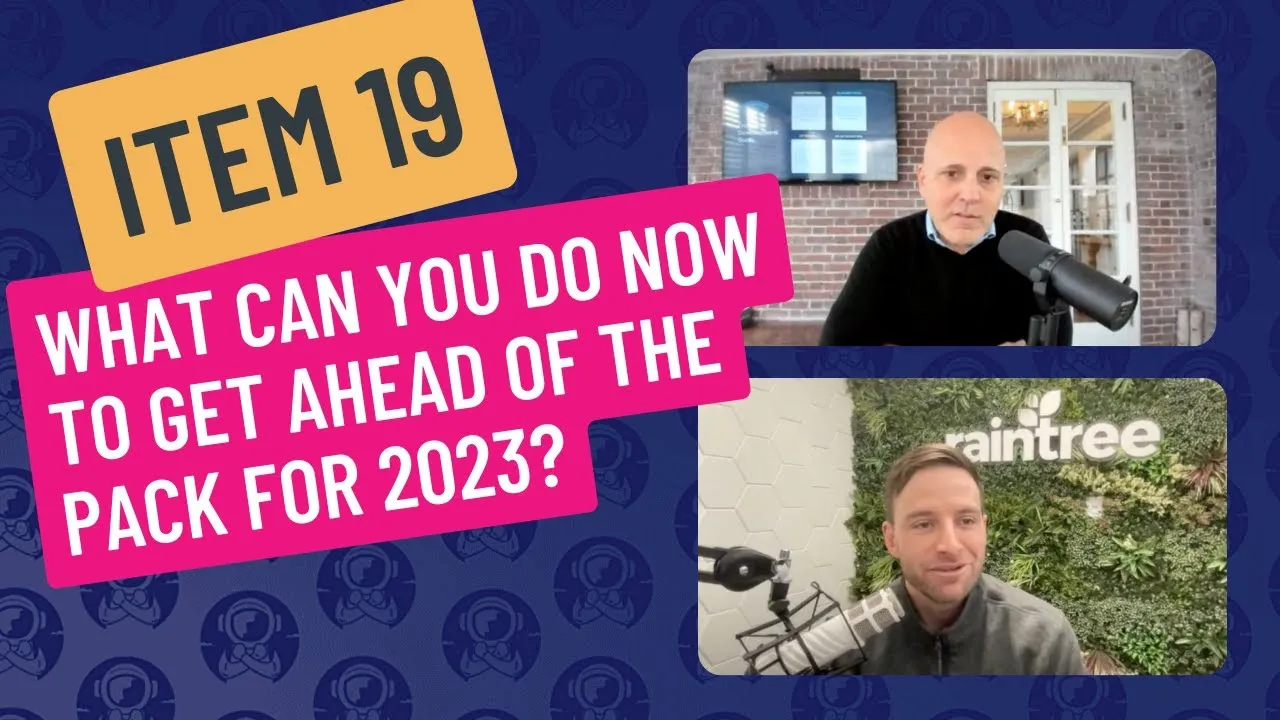 FranX | FDD Item 19: What Can You Do Now To Get Ahead of the Pack for 2023?