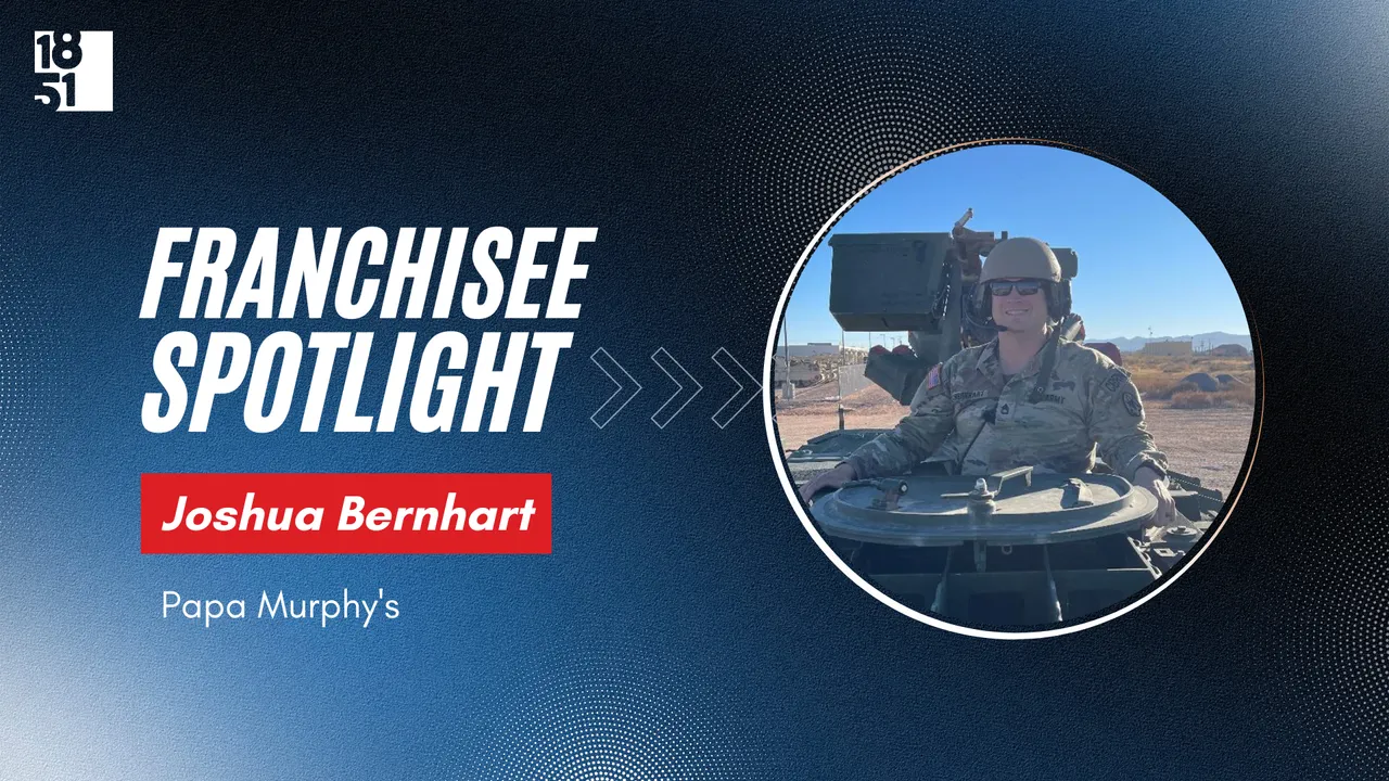 Joshua Bernhart Balances Military Service and Owning Papa Murphy’s